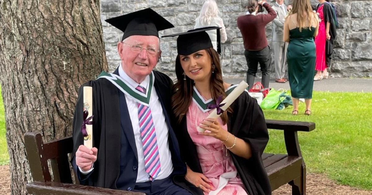Newry's First Mayor Feely graduates 64 years after getting his degree ...
