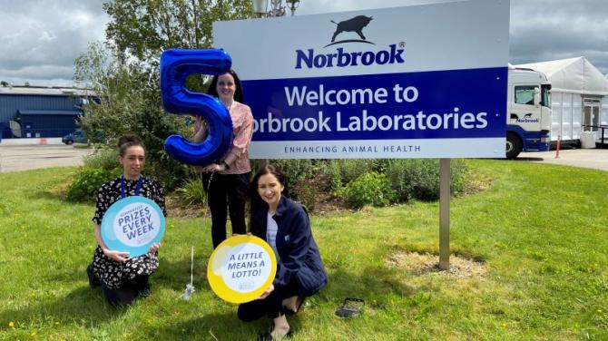 Norbrook Laboratories Celebrate 5 Years of Hospice Lottery - Photo 1 of ...