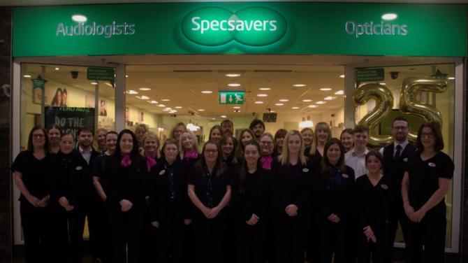 Specsavers Newry celebrates 25 years caring for local eyes and ears ...