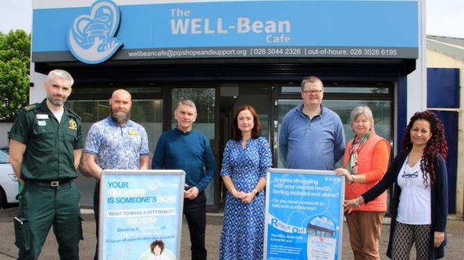 Mental Health Champion visits The WELL-Bean Cafe in Newry - Photo 1 of ...